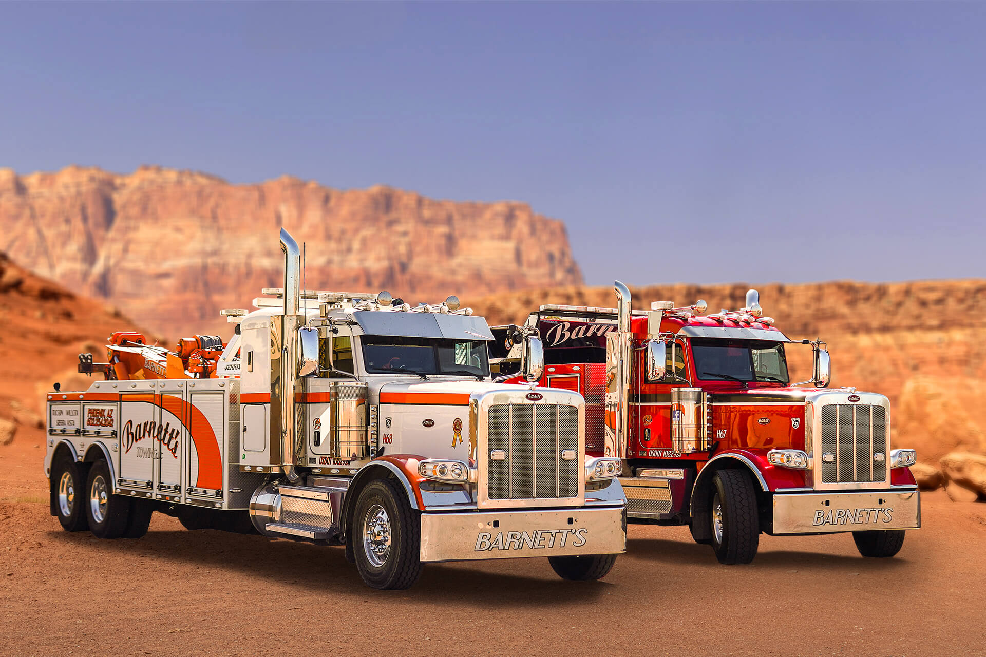 Towing Truck Inventory | Barnett’s Towing